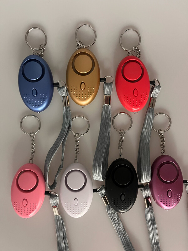 Keychain Alarms + LED Flashlight / Self Defense