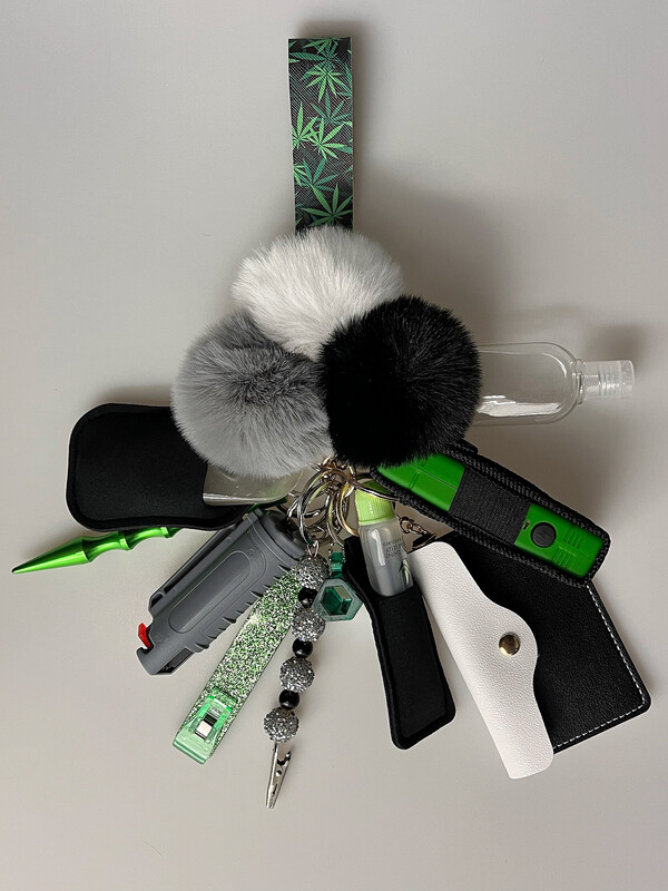 420 Inspired Keychain Set