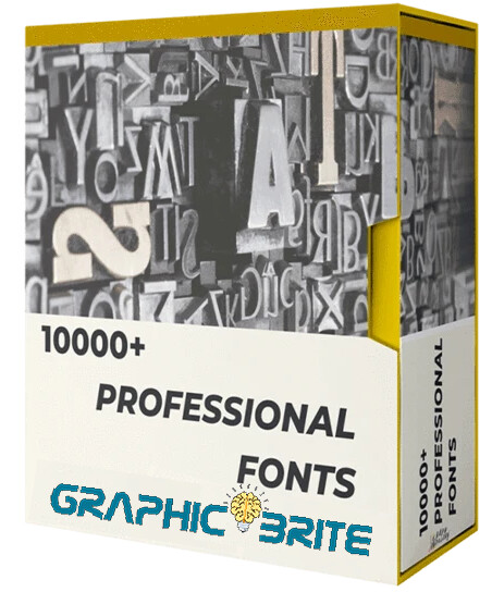 10,000 PROFESSIONAL Fonts Collection