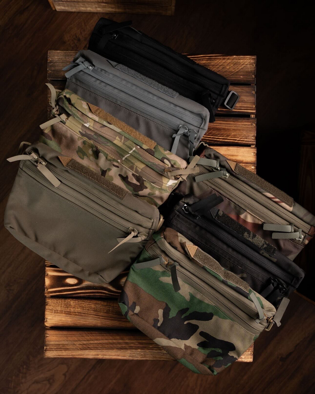C2R FAST - Drop Down Utility Pouch (Rhodesian Bush Camo)