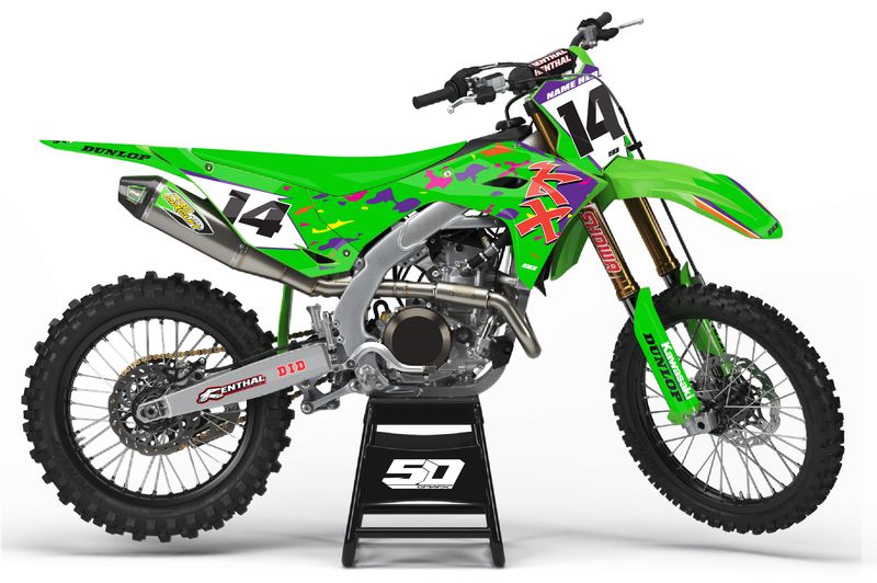 2023 2024 KX450 KX250 KX250F KX85 CUSTOM MOTOCROSS GRAPHICS
