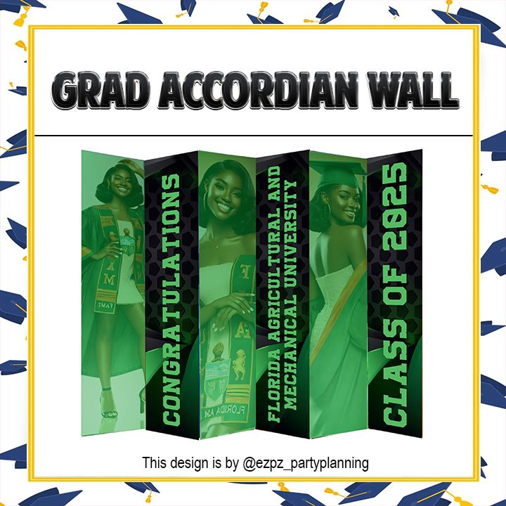 Graduation Accordian Wall