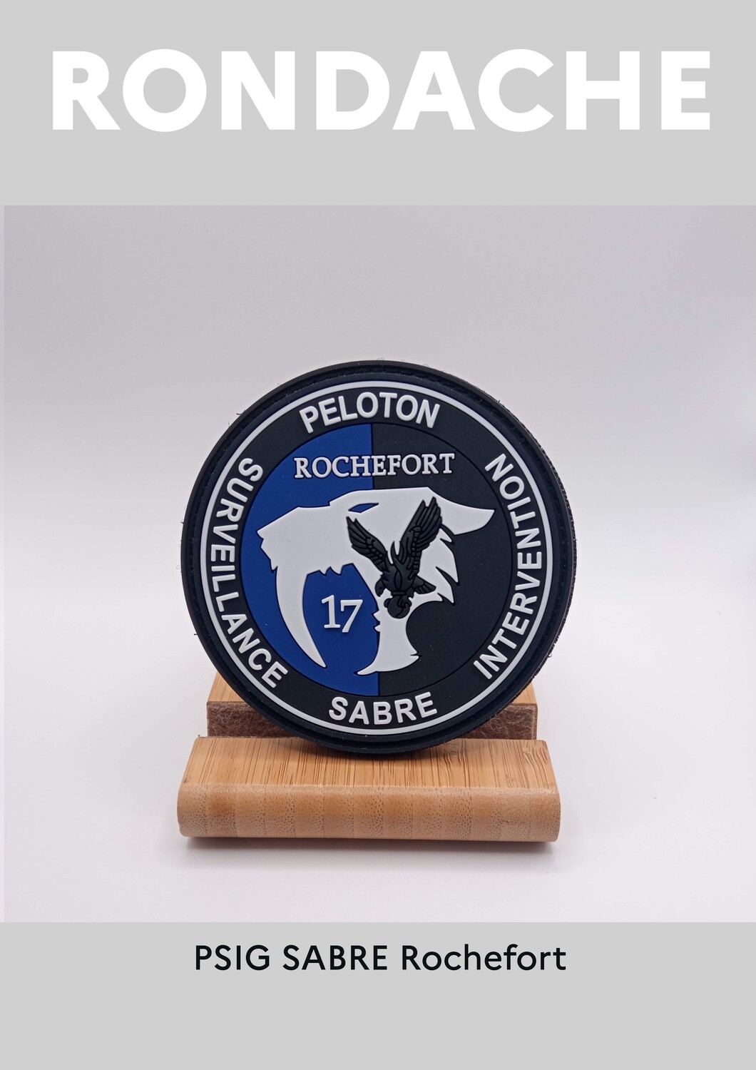 Rondache officielle du PSIG SABRE ROCHEFORT