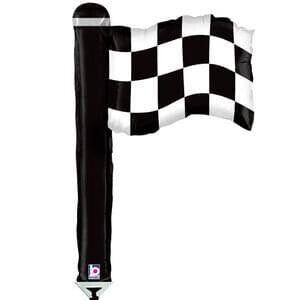 Betallic Checkered Flag Mini Shape