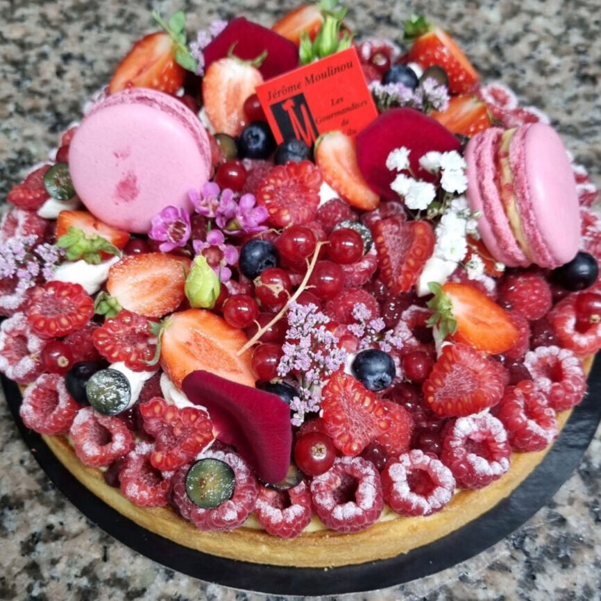 Tarte sablée aux fruits rouges