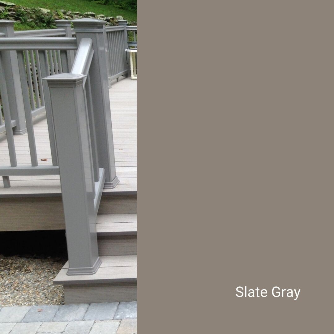 SAMPLE TIMBERTECH Railing Color - Slate Gray
