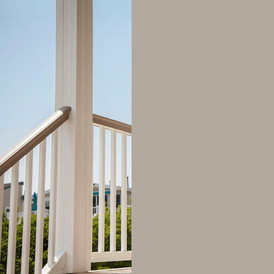 RDI Finyl 4 in. x 4 in. x 120 in. 4 pc. Post Wrap - Earth