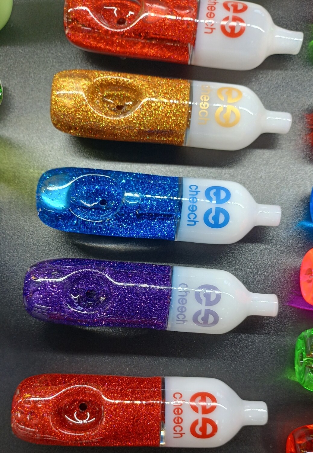 Cheech Glitter Glycerin Mouthpiece Hand Pipe