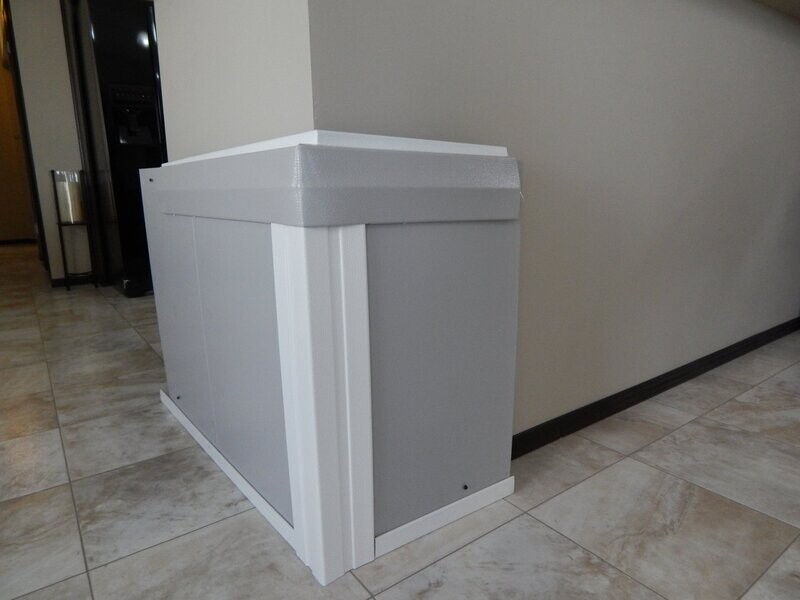 Rapid Wall Mobile Home Vinyl Skirting Top front rail