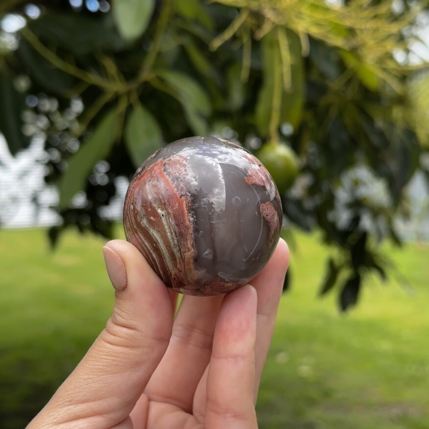 Football Agate Sphere