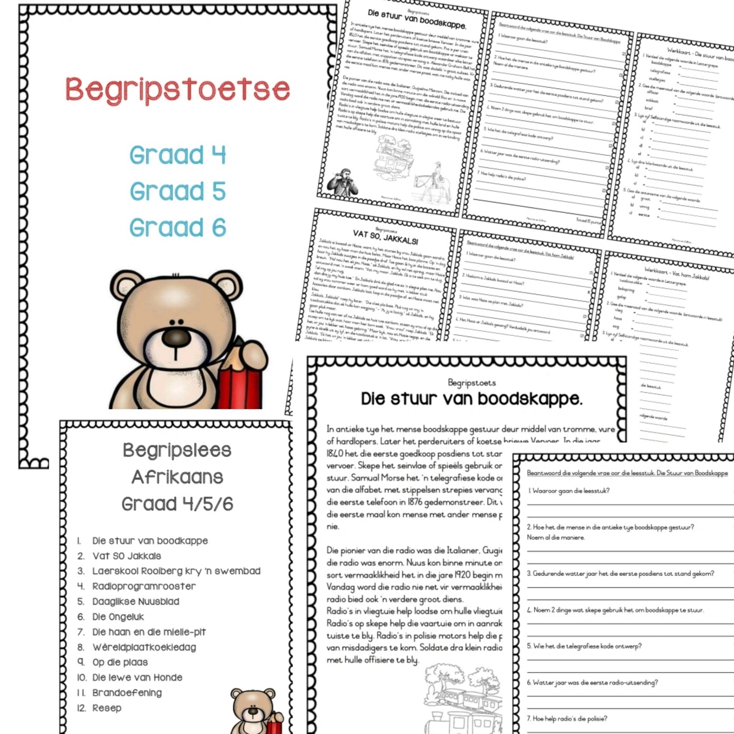 Begripstoetse GR4 / GR5 / GR6