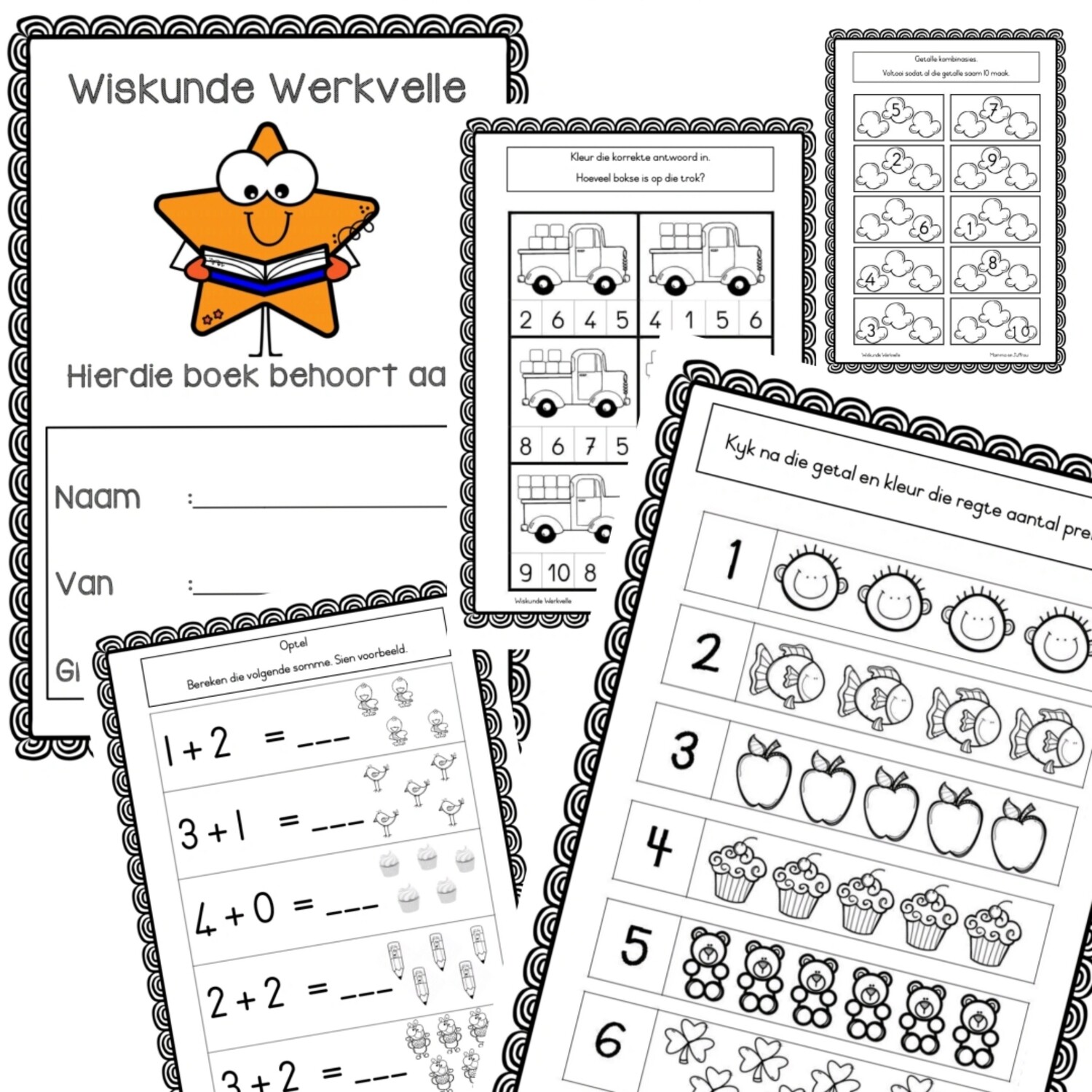 Graad 1 Wiskunde - Leer my Wiskunde Boekie