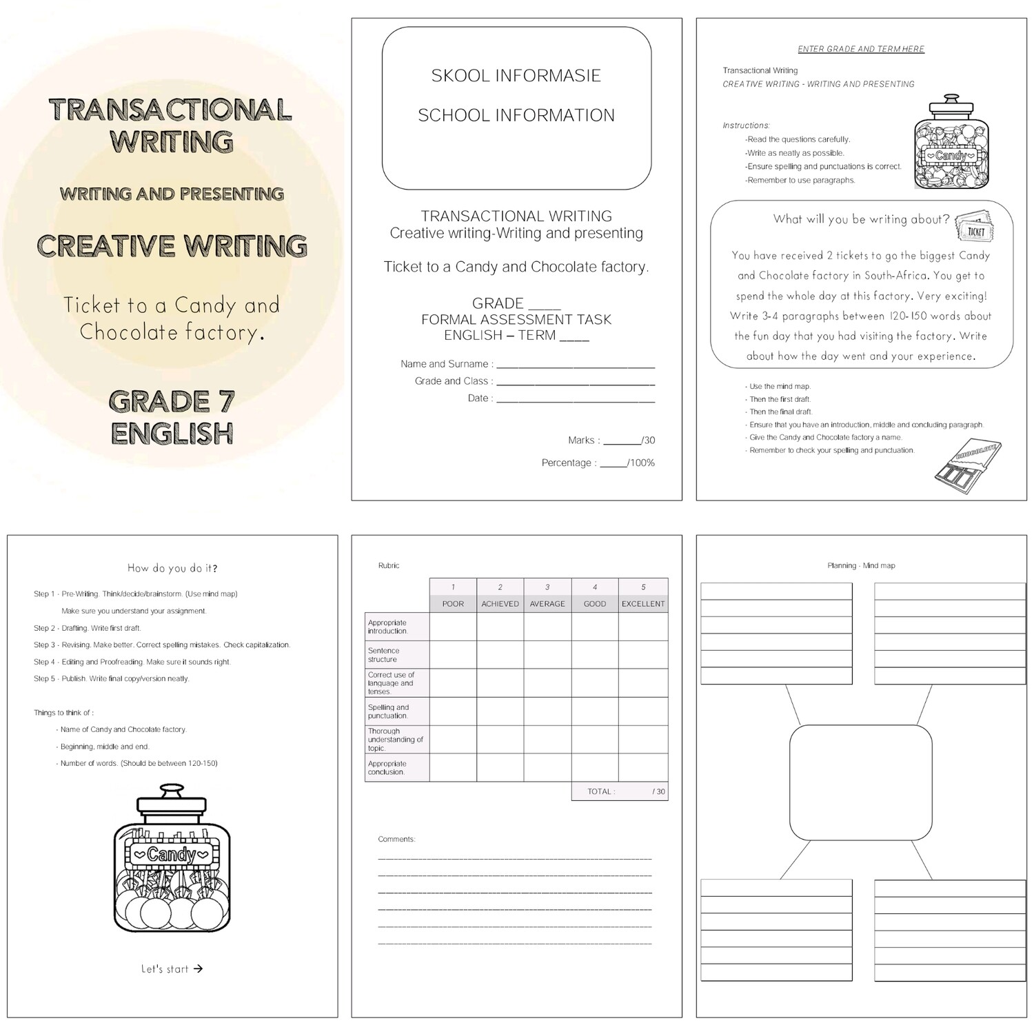 Grade 7 Creative writing (ENGLISH HL/FAL)