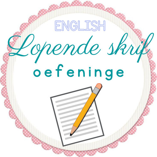 Lopende skrif - English