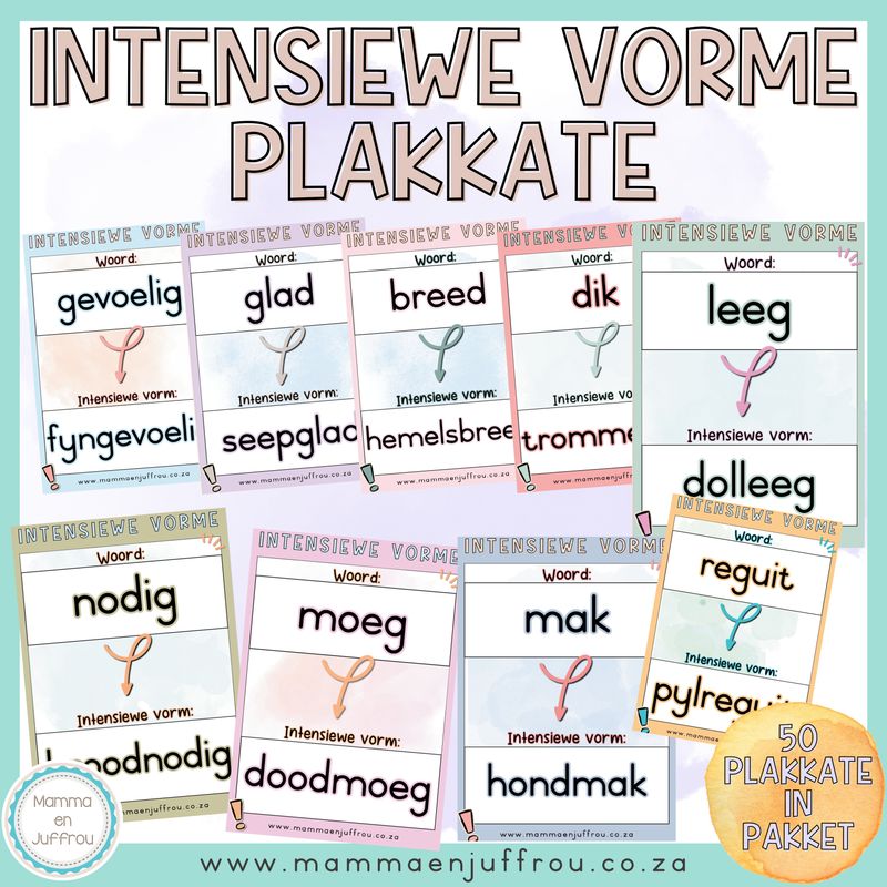 Intensiewe Vorme PLAKKATE