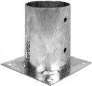 Ground Fixed Post Sockets - Round
