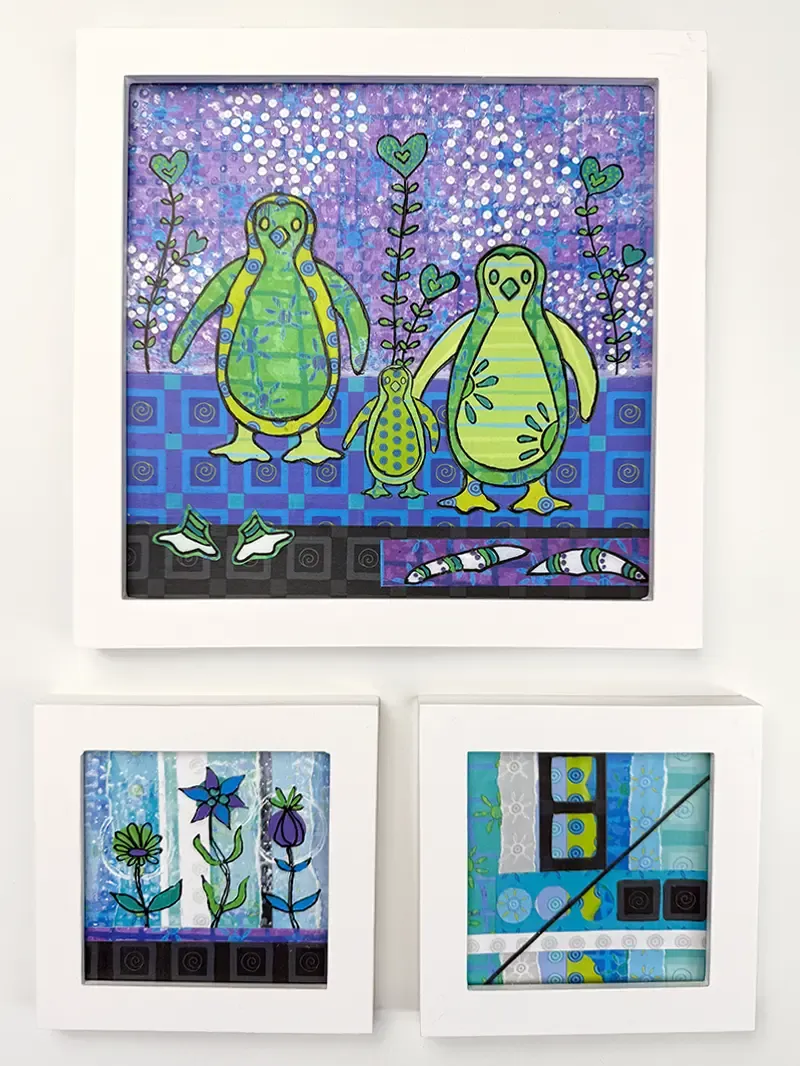Penguin Animal Collage Art Kit | Printable Kit - Shop - My Collage Art ...