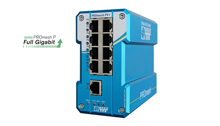 Switch Ethernet PROFINET 9 ports