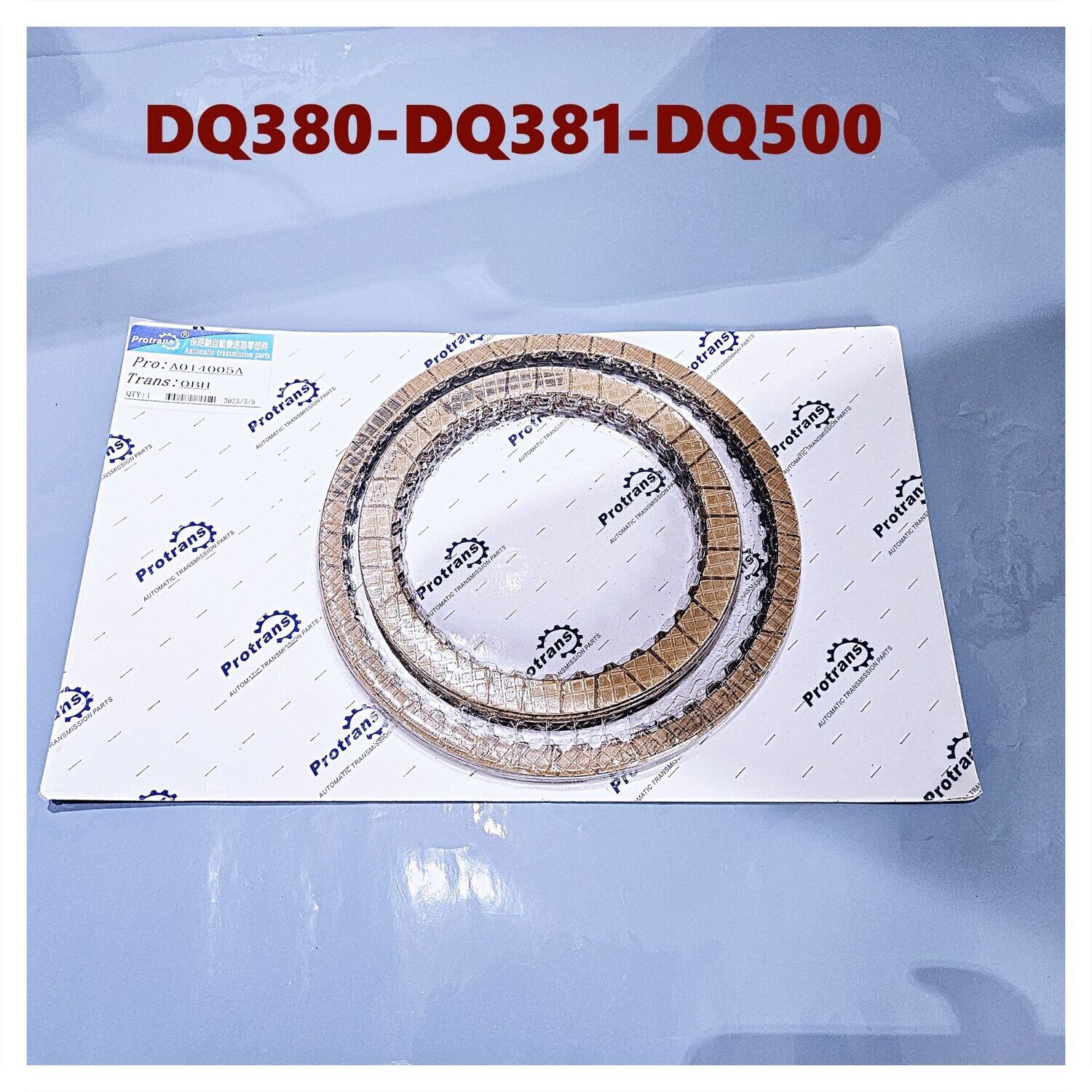 DQ500-DQ380-DQ381 Kupplung Reiblamellen Satz 7 Gang DSG Getriebe VW T5,T6 Audi Q3