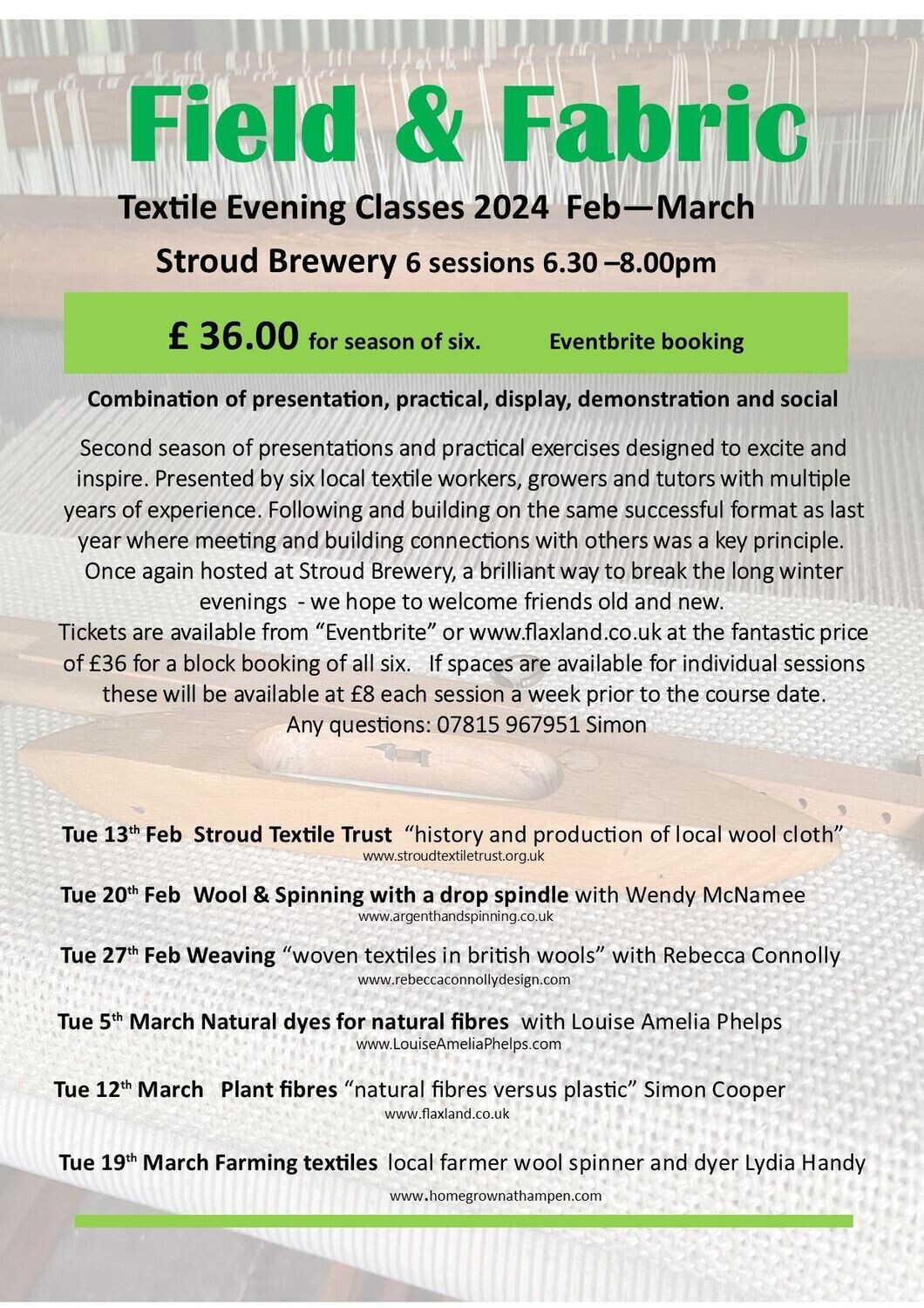 FIELD AND FABRIC SERIES - STROUD, GLOS