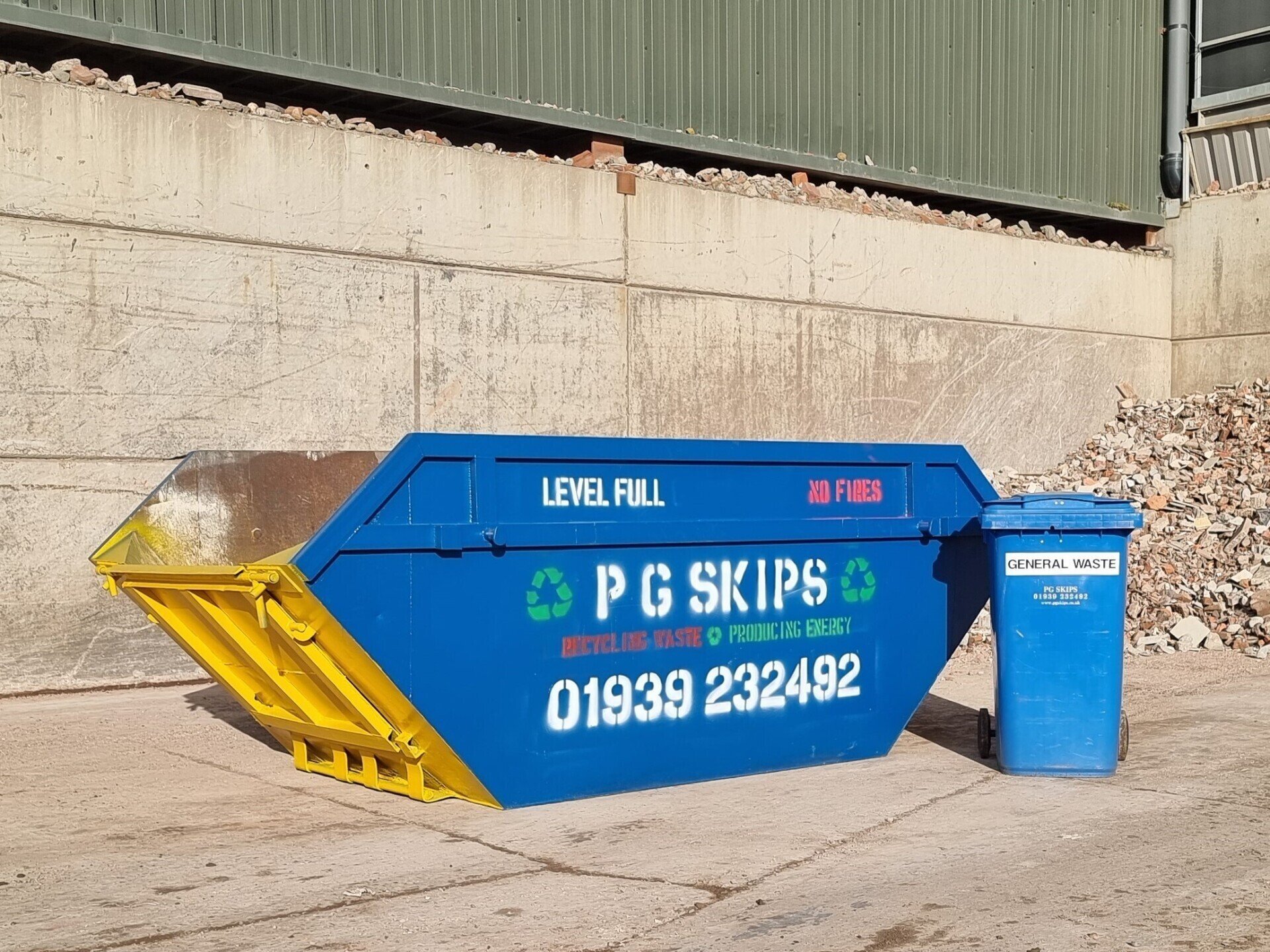 Waste disposal in Shrewsbury, PG Skips Ltd