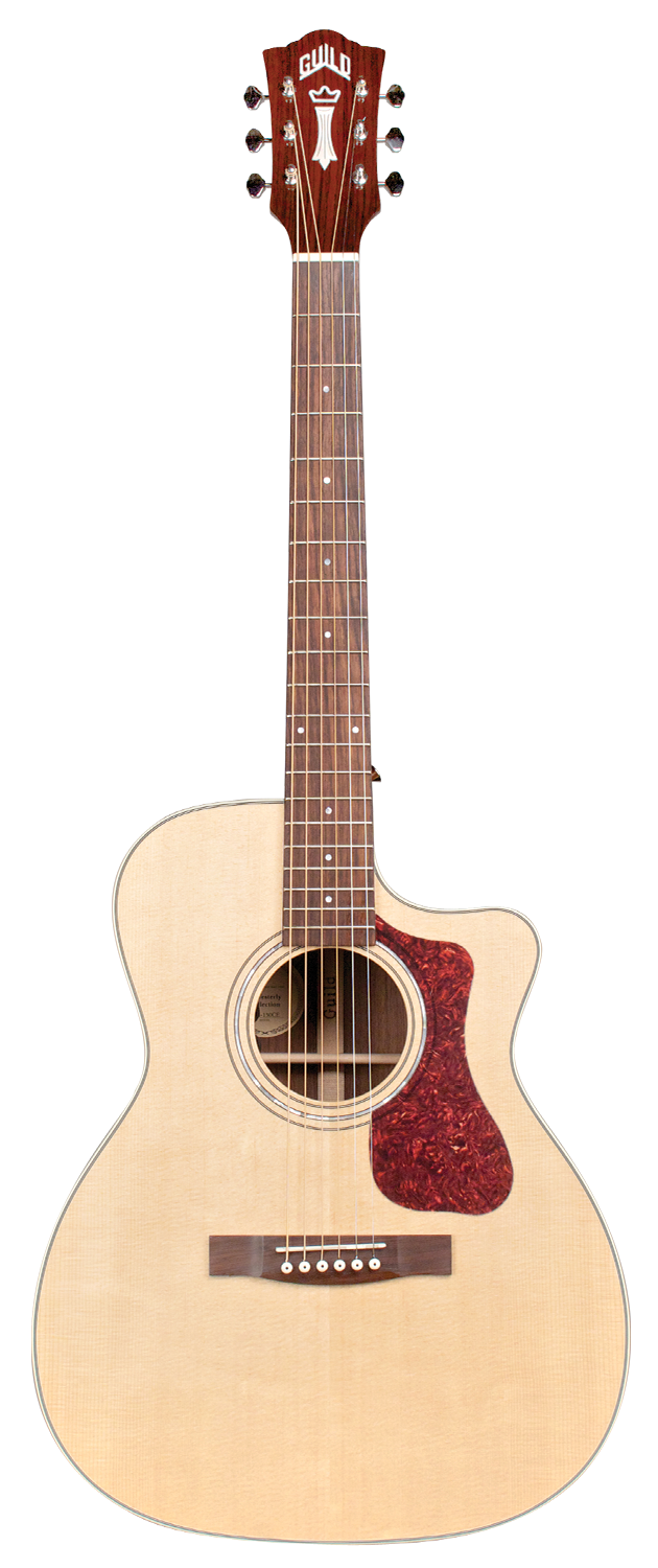 Guild OM-150CE Natural, All Solid Wood, Sitka Spruce Top, Indian ...