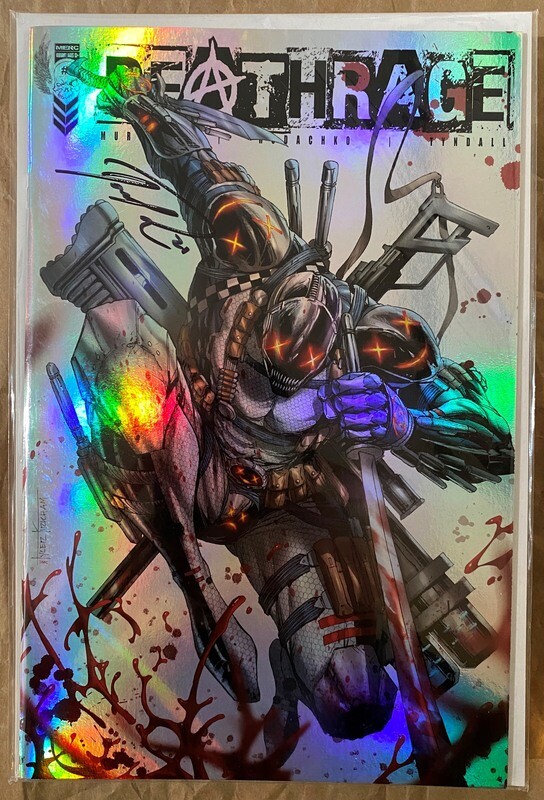 Deathrage #1 - Leaping Death Foil (SIGNED)