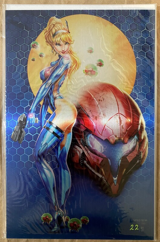 White Widow #7 - Samus Metroid Virgin Metal