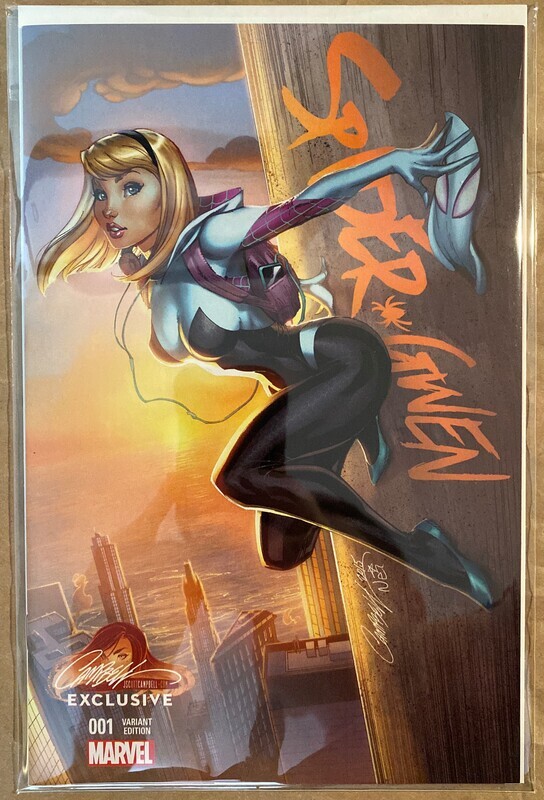 Spider-Gwen #1 - J. Scott Campbell - Wall Hugger - Exclusive