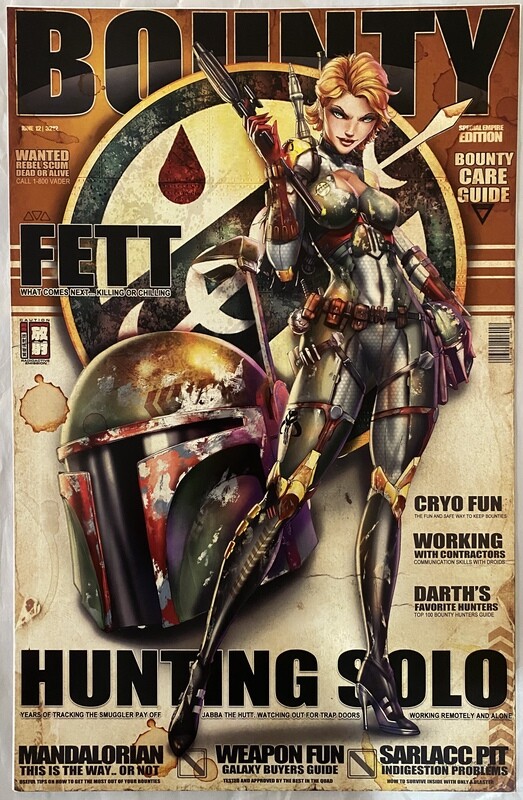 Jamie Tyndall Print - Bounty Hunter Magazine - Boba Fett