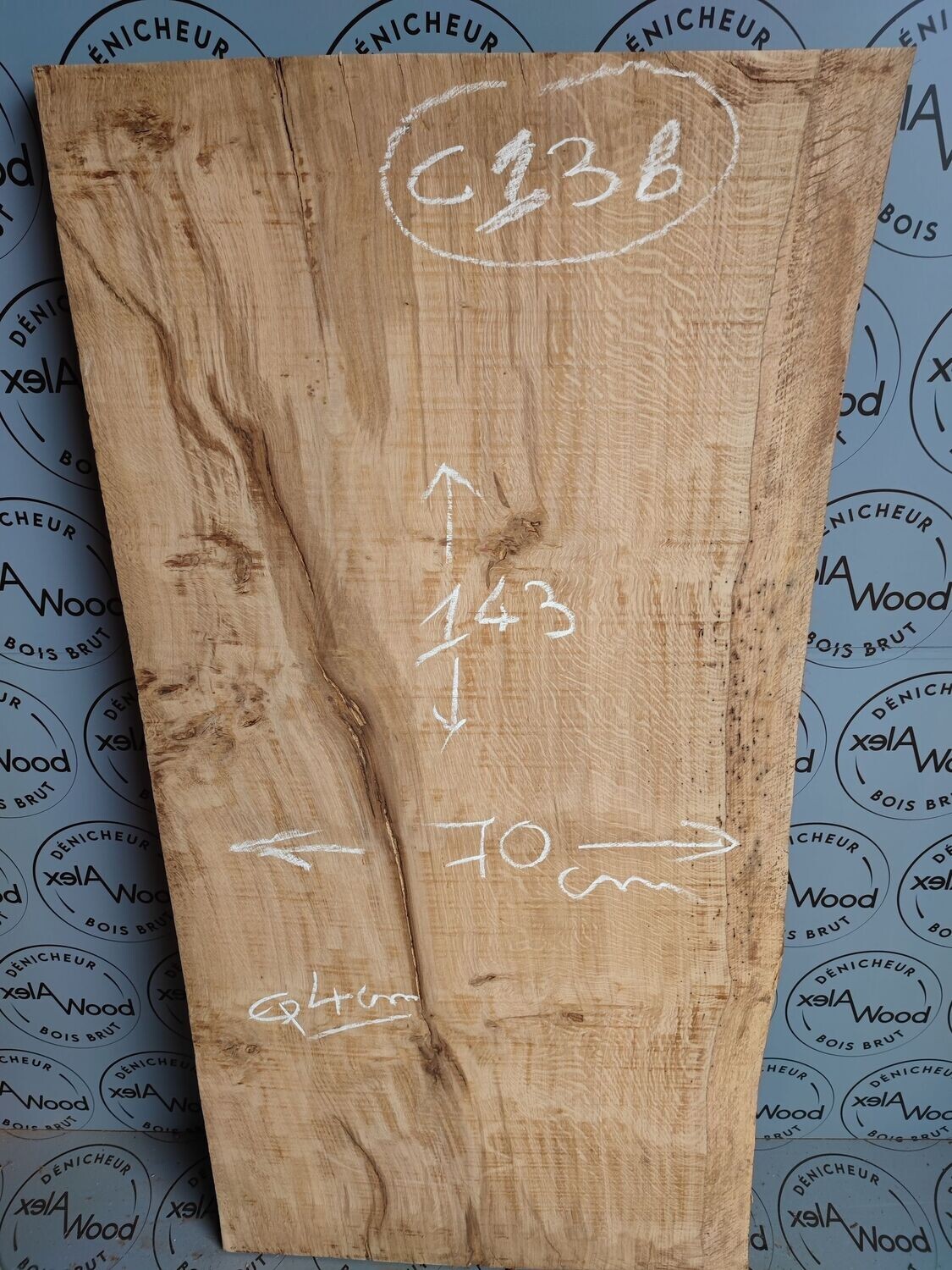 Plateau de chêne belle largeur