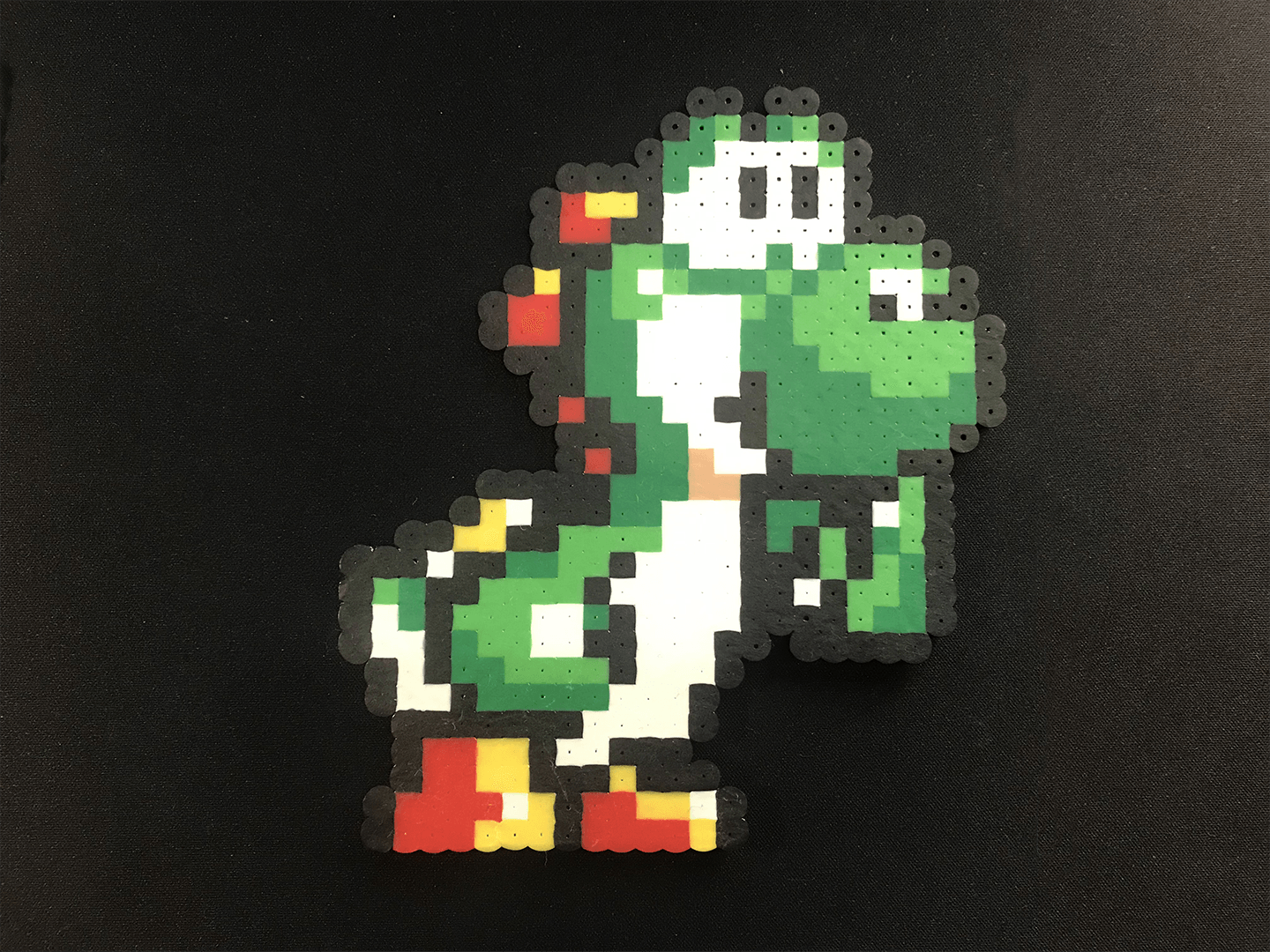 Yoshi , Super Mario , Perler Beads, sprites, pixel art, hama beads ...