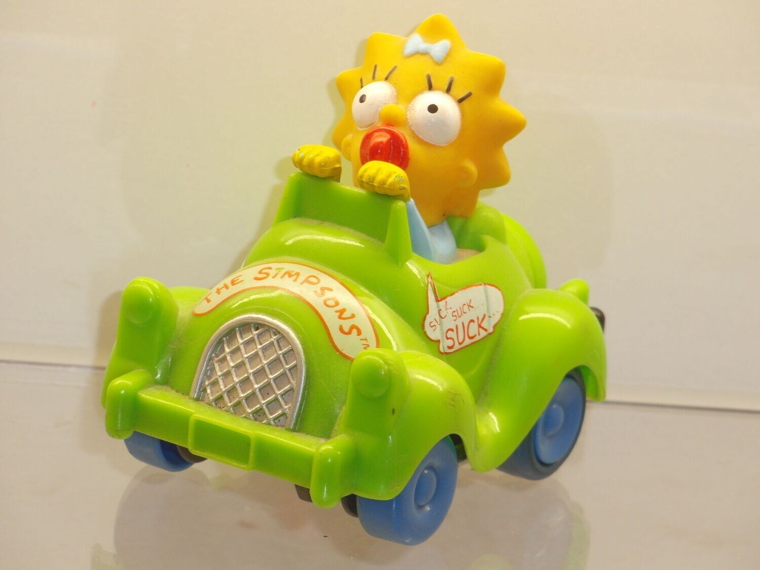 The Simpsons: Mattel 90er Jahre: Maggie im Auto (Rückziehmotor