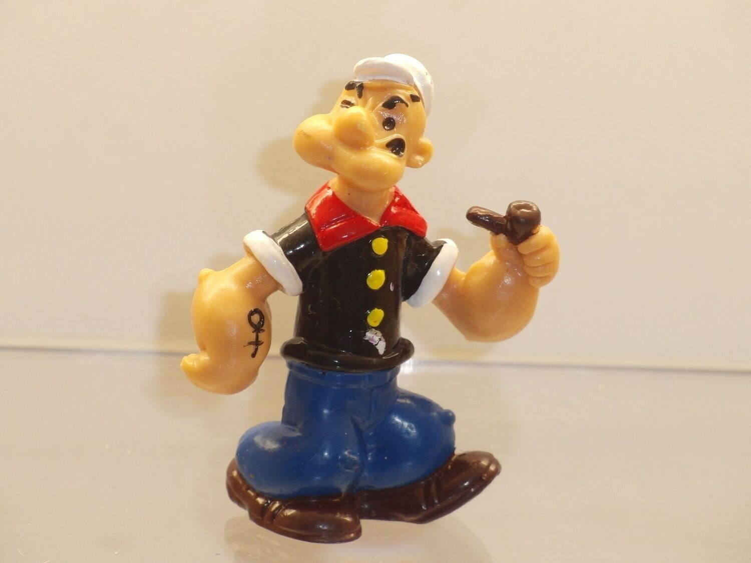 Popeye: Bully 1981: Popeye mit Pfeife (Hose dunkelblau)