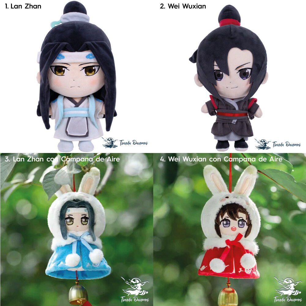 Peluches Oficiales Lan Zhan - Wei Wuxian MDZS