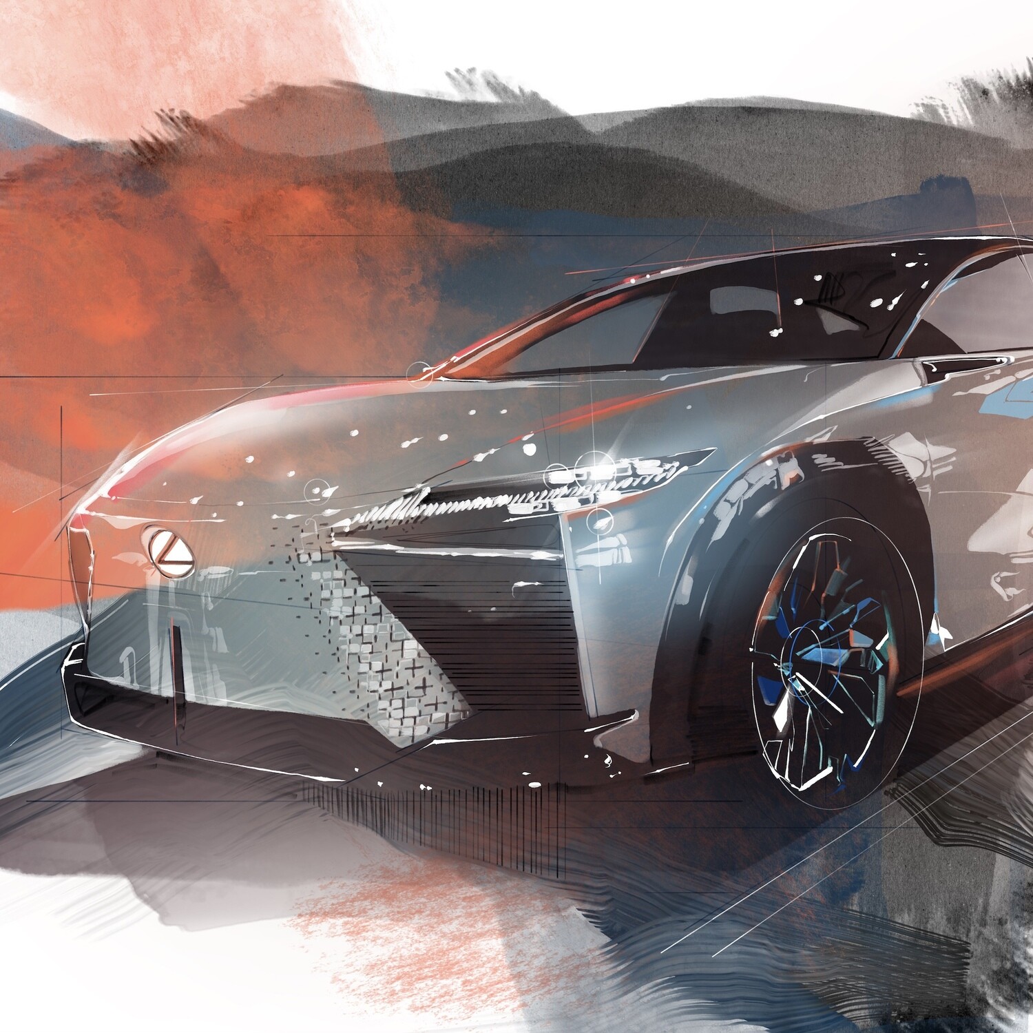 Future Vehicles | Cart | StudioSelzler x Lexus | Dealer Environment Art