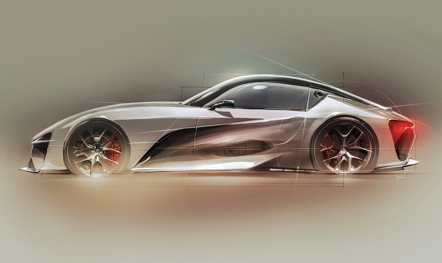 Lexus Electrified Sport Side Profile | Cart | StudioSelzler x Lexus ...