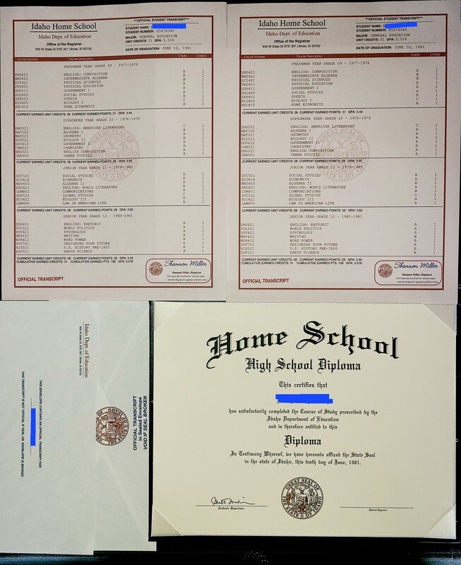 College Diplomas / University Diplomas / College Transcripts