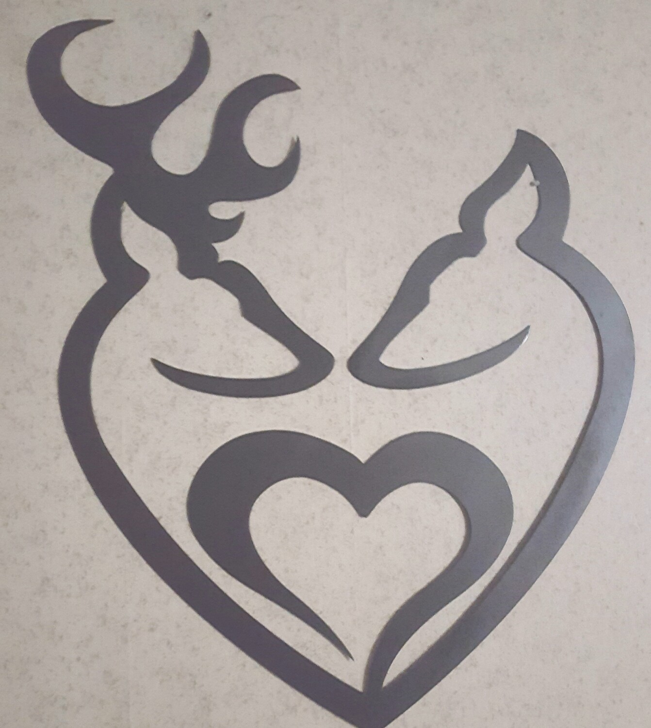 Deer Head Heart Symbols