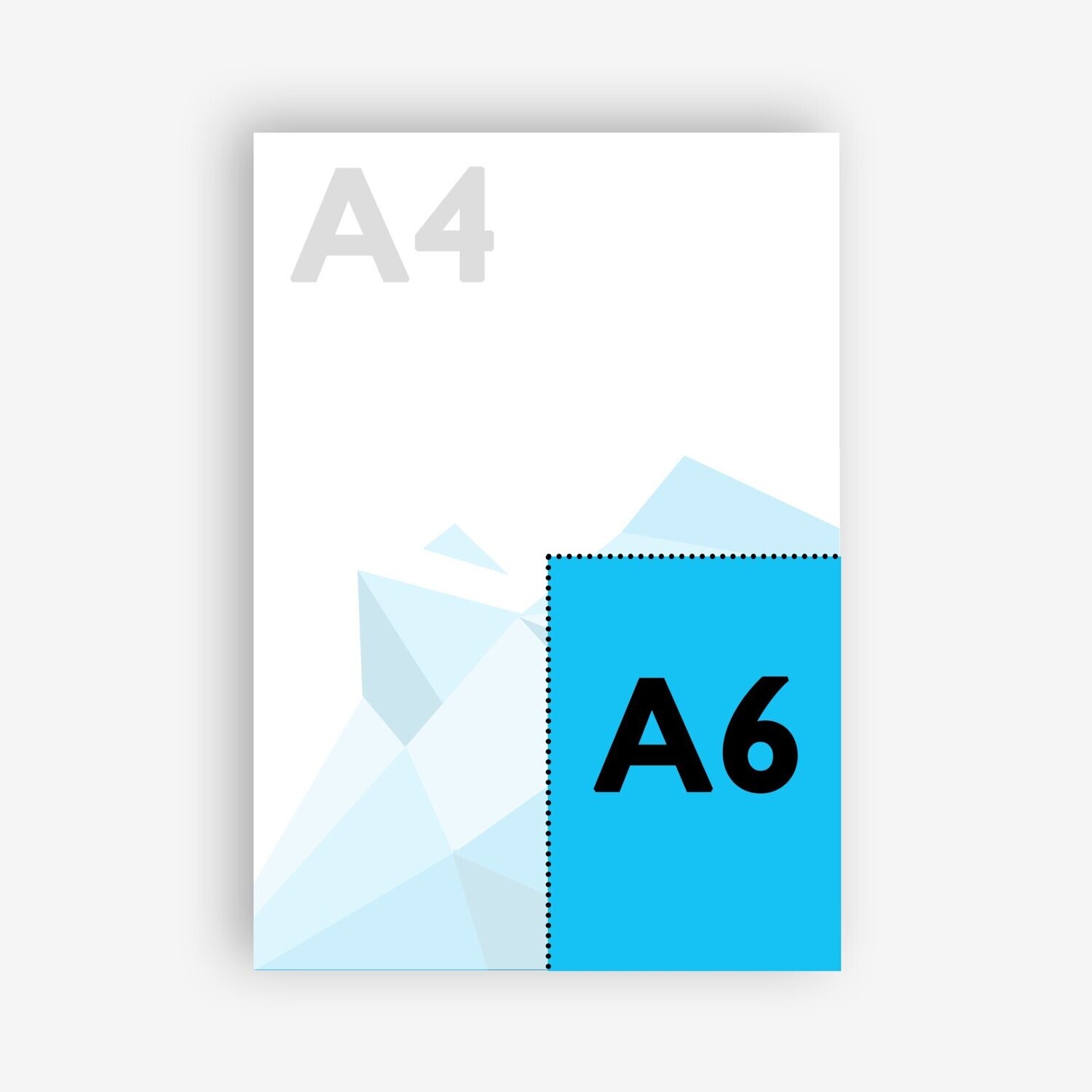 A6 • 10.5cm x 14.8cm Flyer & Leaflet Printing, Printers Brighton, Hove ...