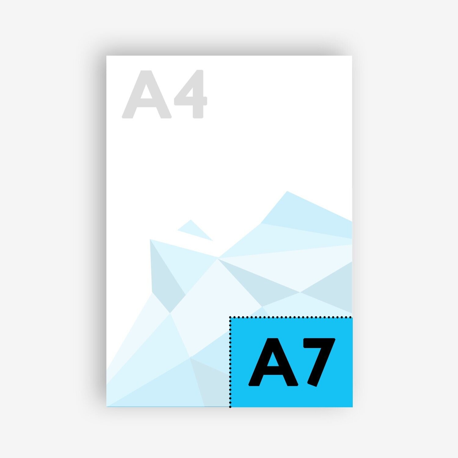 A7 • 7.4cm x 10.5cm Flyer & Leaflet Printing, Printers Brighton, Hove ...