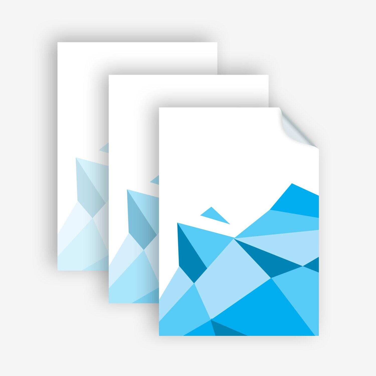 SQUARE EDGE • A8, A7, A6, A5, A4, DL, SQUARE, Sticker Printing ...