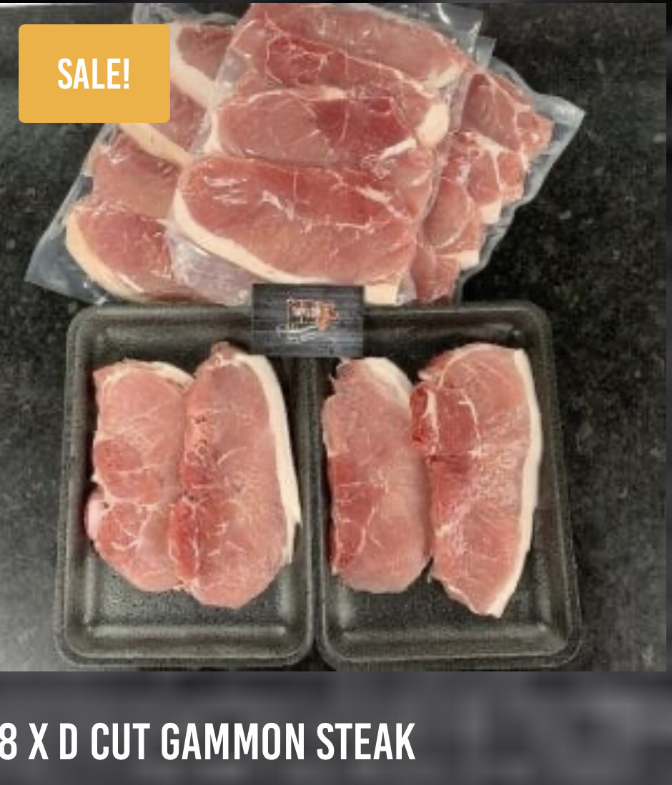 D CUT GAMMON STEAKS x10