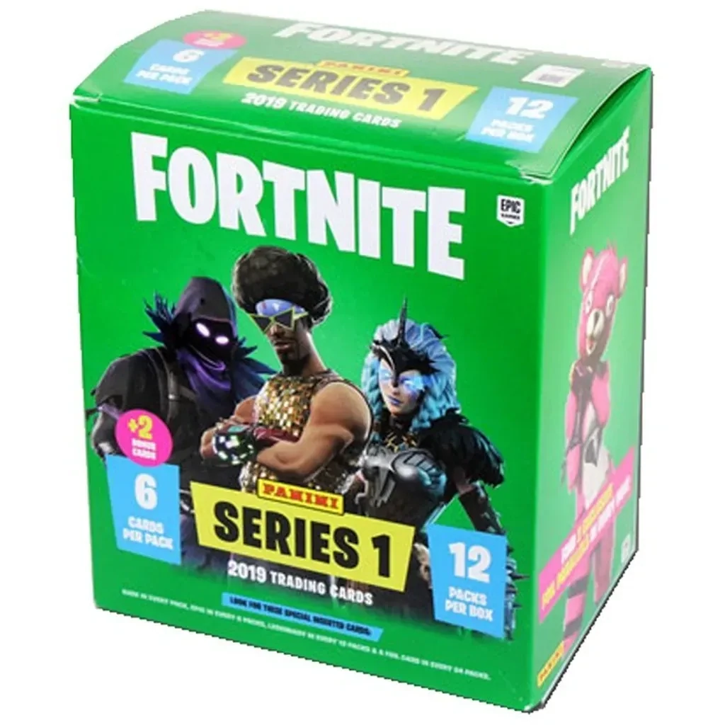Fortnite Mega Blaster Box Series 1 Trading Cards Display Karten Crystal