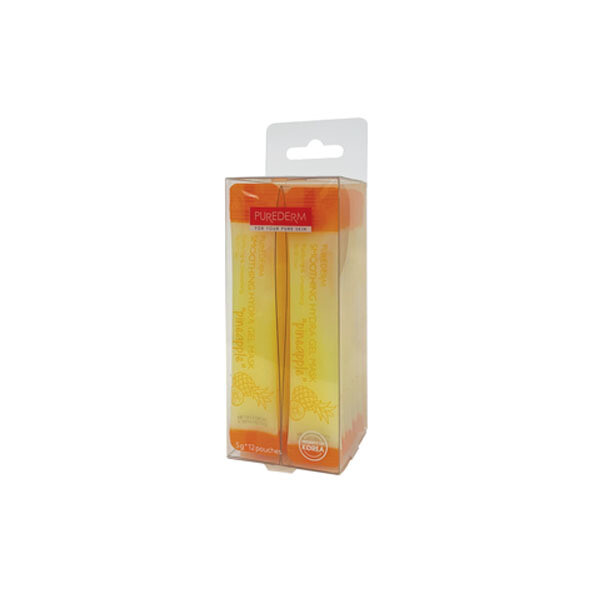 Purederm Smoothing Hydra Gel Mask ” Pineapple” 5g*12(Stick)