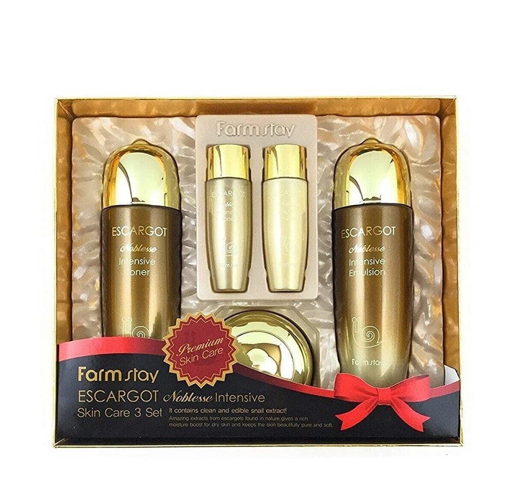 FARMSTAY ESCARGOT NOBLESSE INTENSIVE SKIN CARE 3 SET