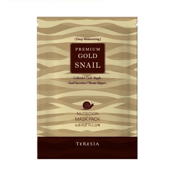 Teresia Premium Gold Snail Nutrition Mask Pack