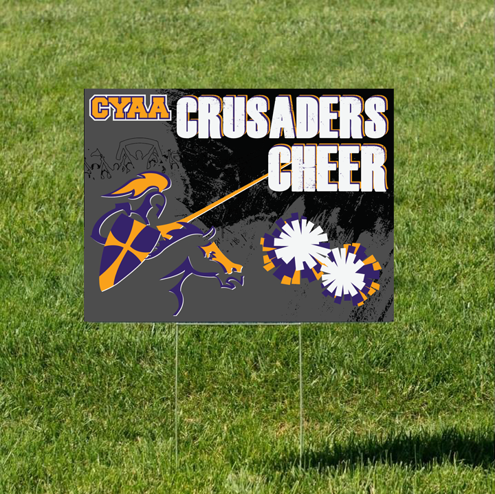 CYAA Cheer Custom Yard Sign