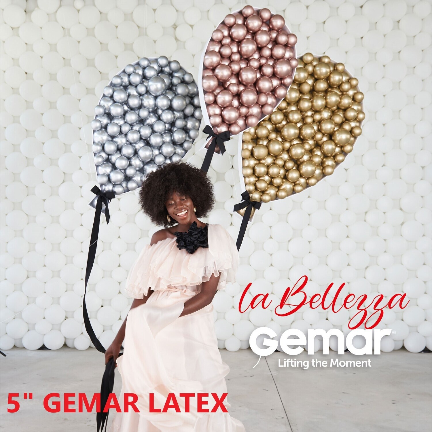 5" Gemar Latex Balloons - A50 - Balloon Products