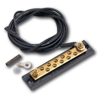 Grounding Terminal Strip – 12-Point Ground Distribution Block